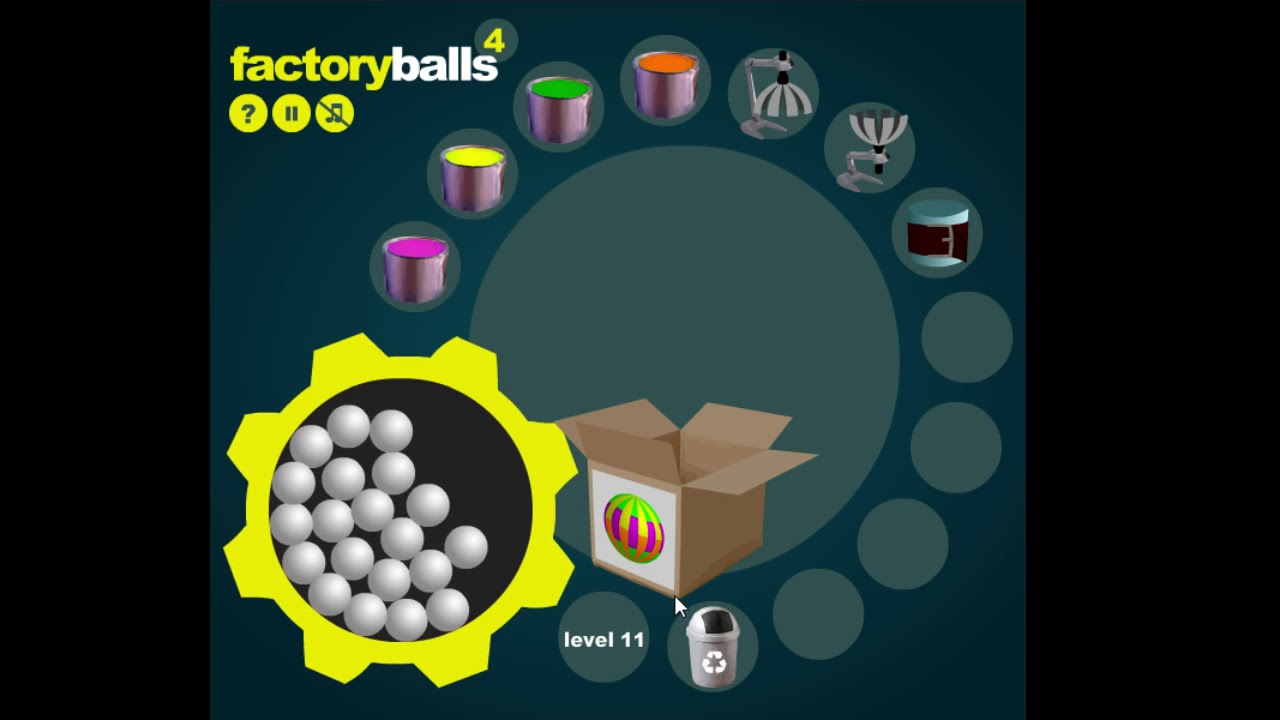 Factory Balls 4: Level 11 Full Walkthrough