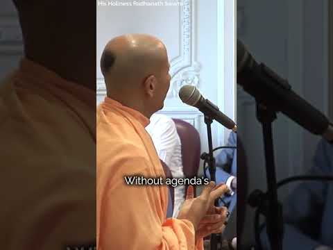Selfless Service dfined by Radhanath Swami Maharaj.