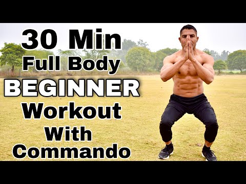 30 Min Full Body Beginner Workout With Commando
