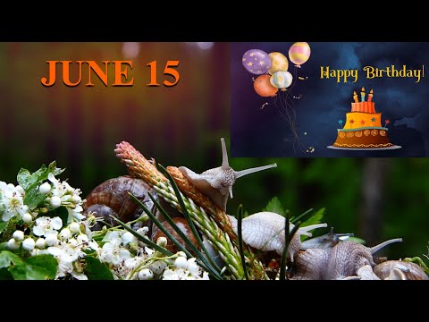 🎂 HAPPY BIRTHDAY on JUNE 15 🎈 (French Parisian Accent)