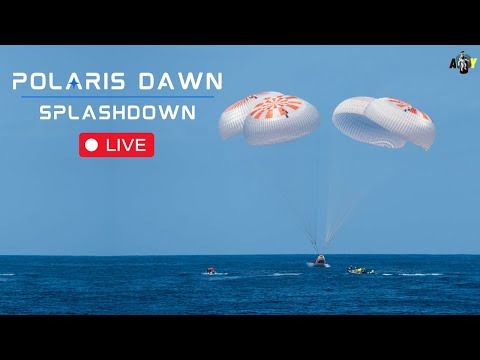 LIVE: SpaceX Polaris Dawn Mission Splashdown | Polaris Dawn Crew Return