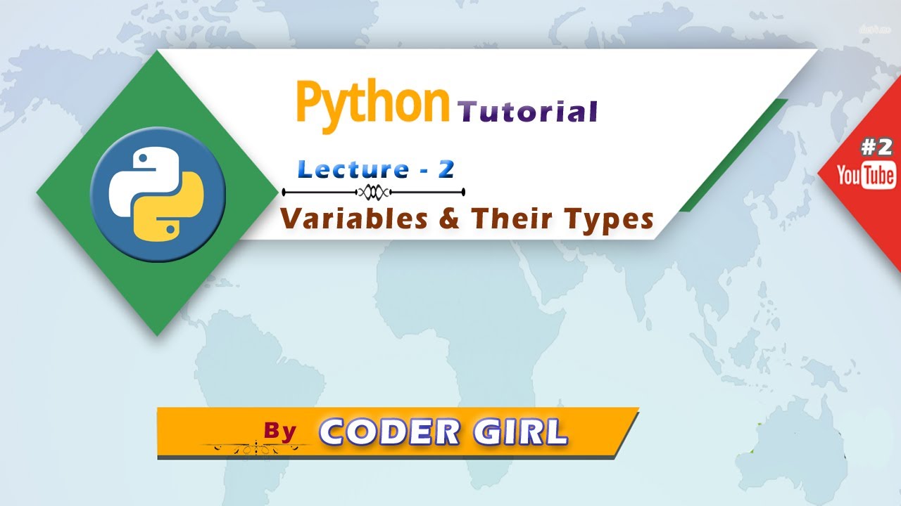 Python Tutorial for Beginners 2 - Variables and Their types (For Absolute Beginners)