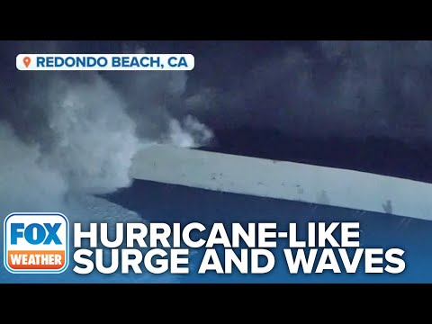 California Coast Sees Hurricane-Like Surge, Waves In Aftermath Of Bomb Cyclone