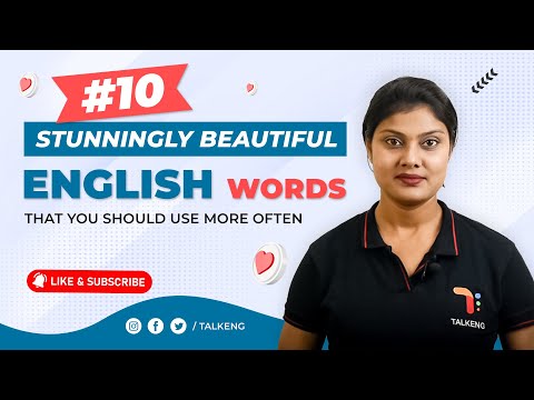 10 stunningly beautiful English words - Improve English vocabulary