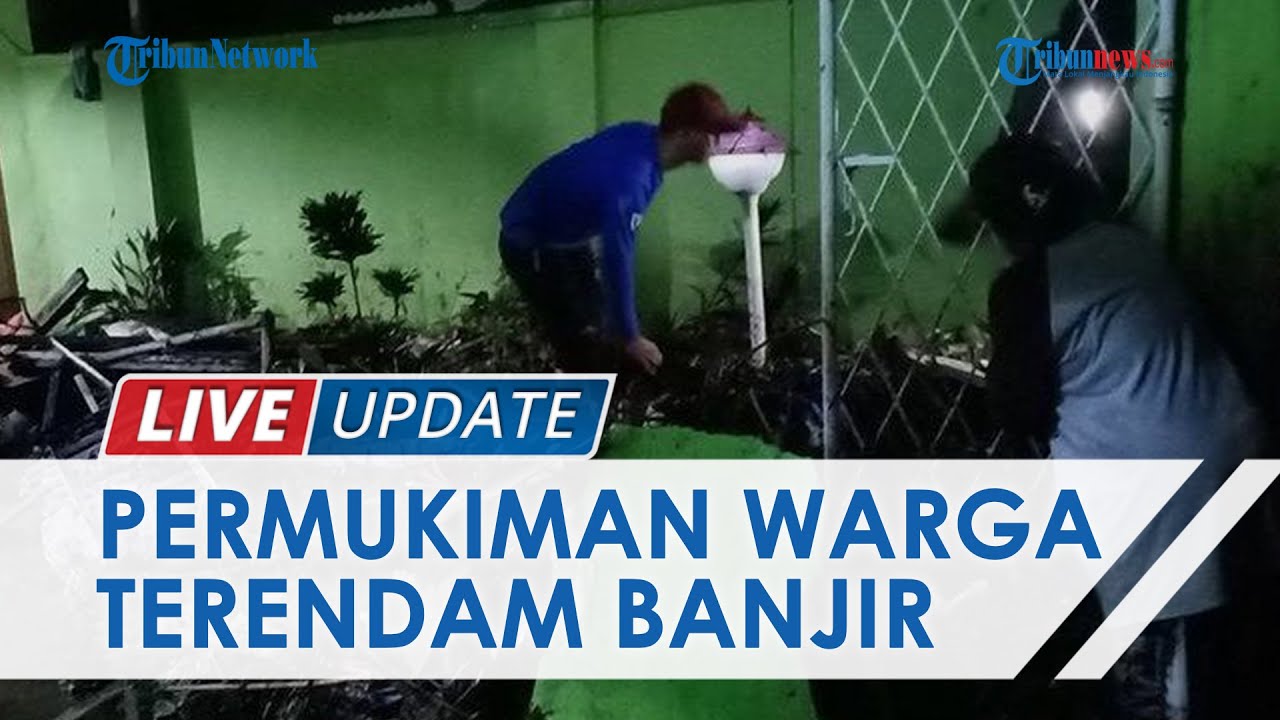 Tanggul Sungai Cisunggalah Jebol, Permukiman Warga Bandung Selatan Terendam Banjir, 5 Rumah ...
