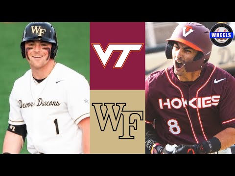 Virginia Tech vs #16 Wake Forest (Great!) | 2025 College Baseball Highlights