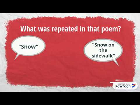 Repetition in Poetry