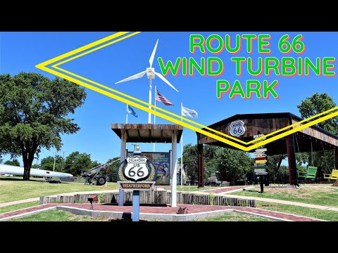 Route 66 Wind Turbine Park - Weatherford, Oklahoma