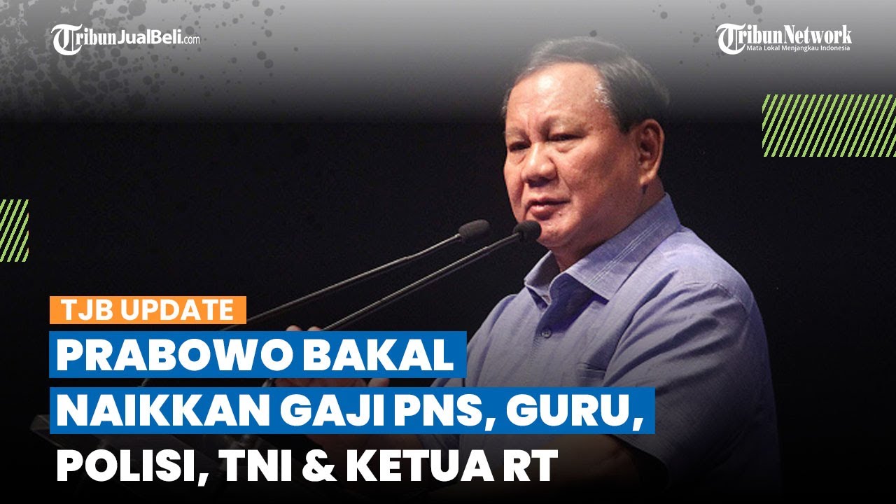 Jika Terpilih Jadi Presiden Prabowo Janji Bakal Naikkan Gaji Pns Guru