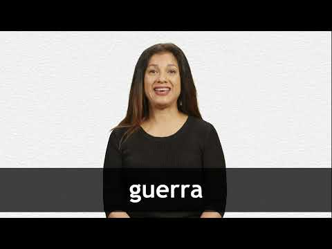 English Translation of “GUERRA” | Collins Spanish-English Dictionary