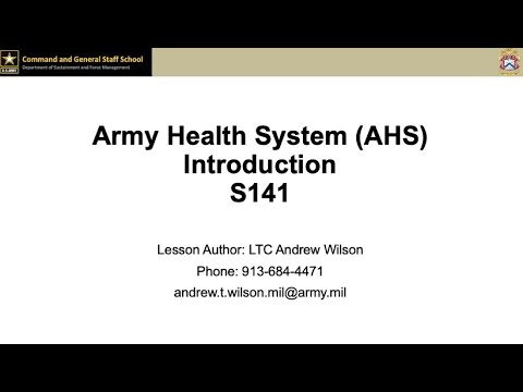 AY24 S141 Part 1: AHS Introduction