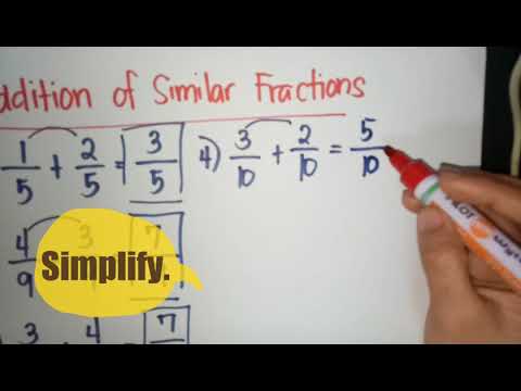 Addition of Similar Fractions