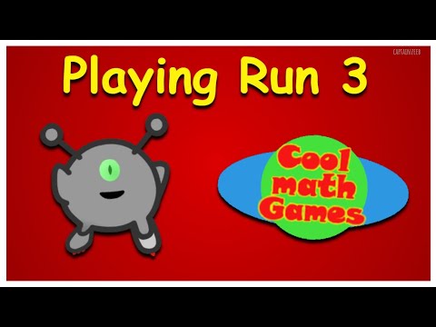 Playing Run 3 (CoolMathGames)