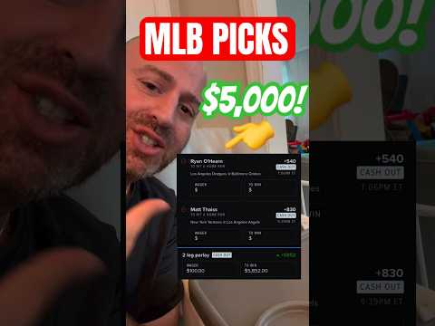 This MLB Parlay Wins $5K (Home Run Picks & Predictions Today)