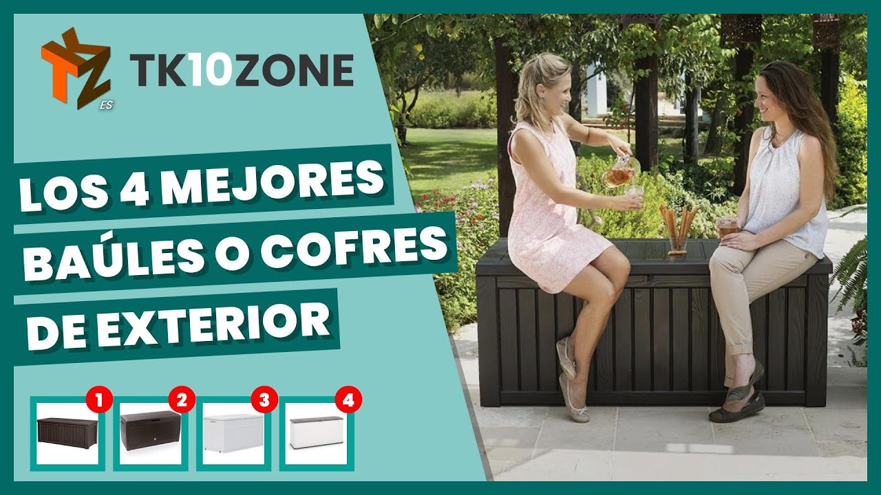 Los 4 mejores baúles o cofres de exterior