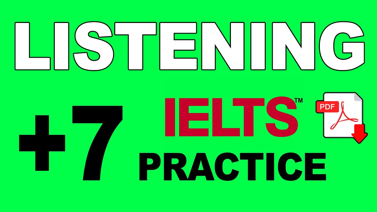 Listening Exercises for IELTS  TOEFL - PROFICIENCY + PDF - International Exams - Easy English Lesson