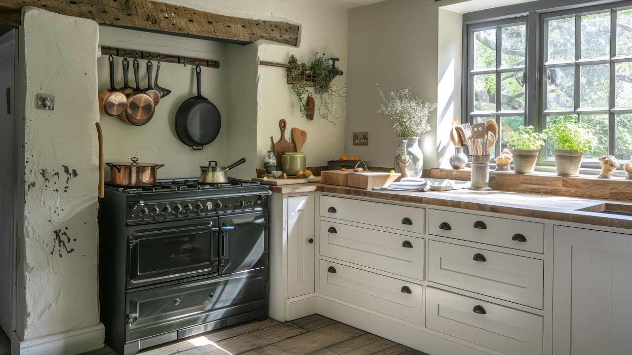 Small Cottage Kitchen Space with Vintage Farmhouse Style Decor Ideas – Tips & Tricks for Every Home
