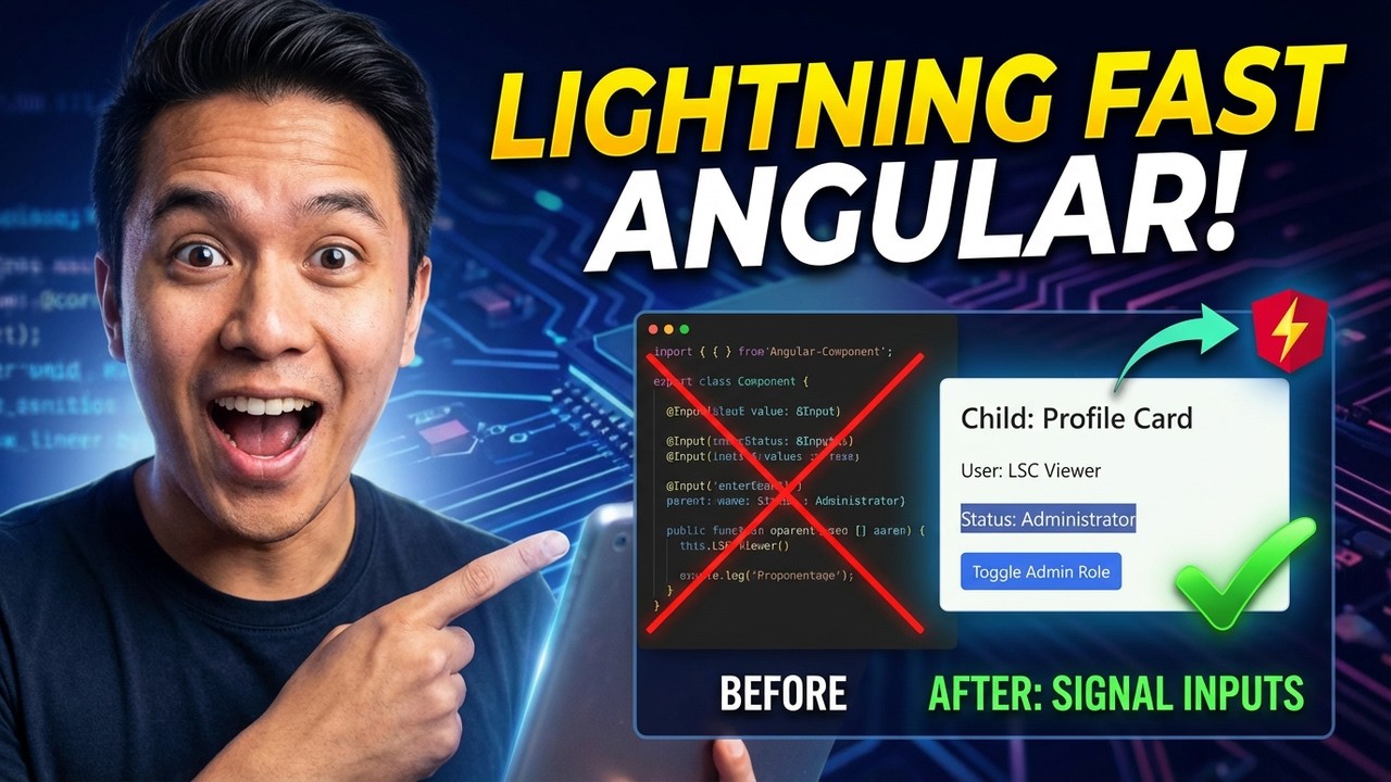 Ditch @Input Forever with Powerful Angular Signal Inputs!