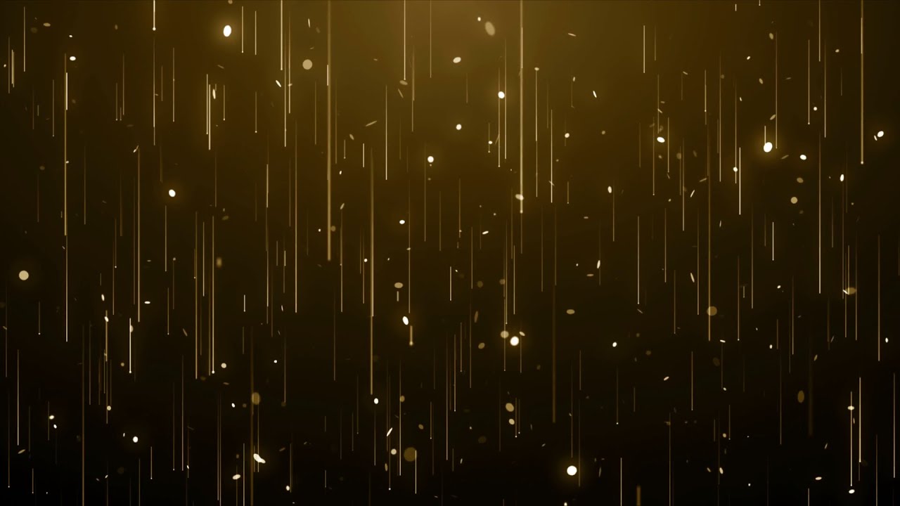 Golden Particles and Textures Animation Background HD video