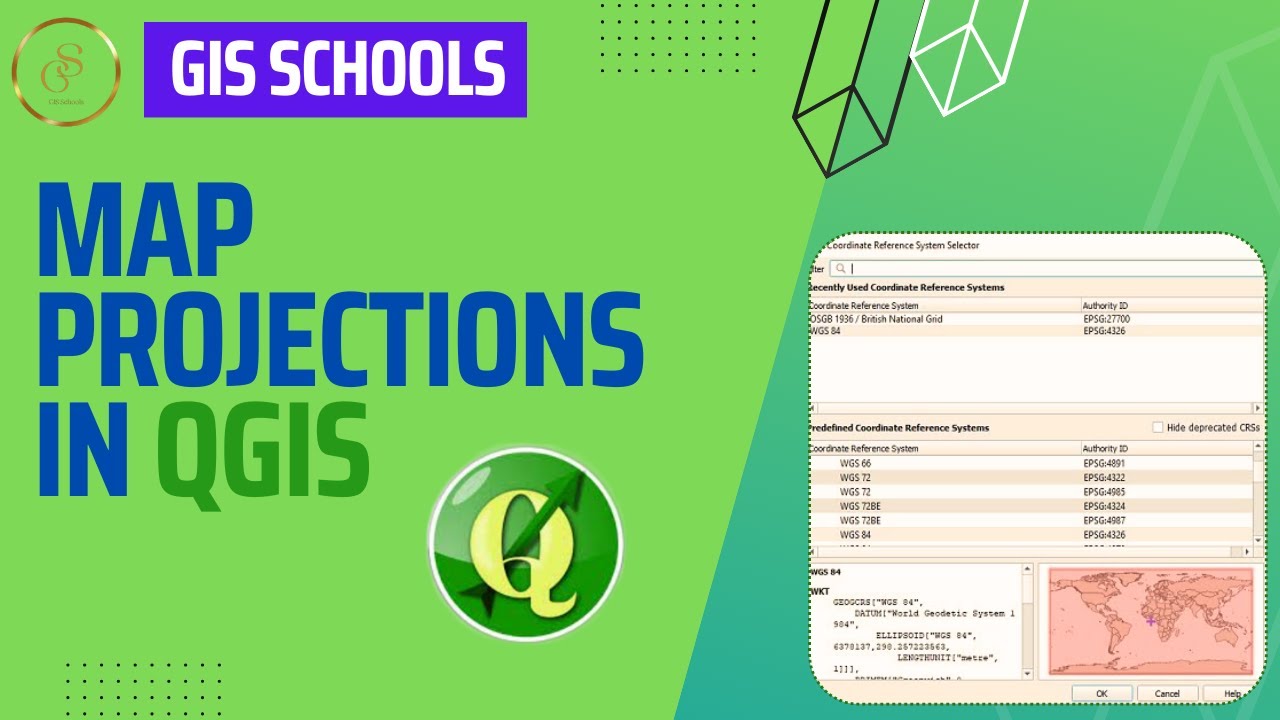 Mastering Map Projections in QGIS | An Absolute Beginner's Guide to QGIS 3 | 5 | @GISSchools