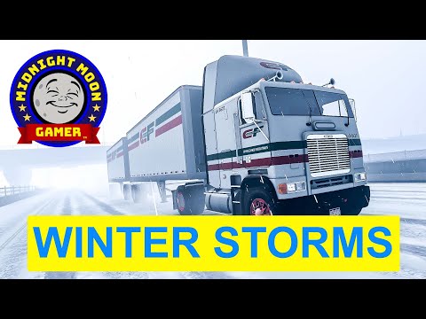 ATS Winter Mod | Storms in Colorado to Wyoming | American Truck Simulator
