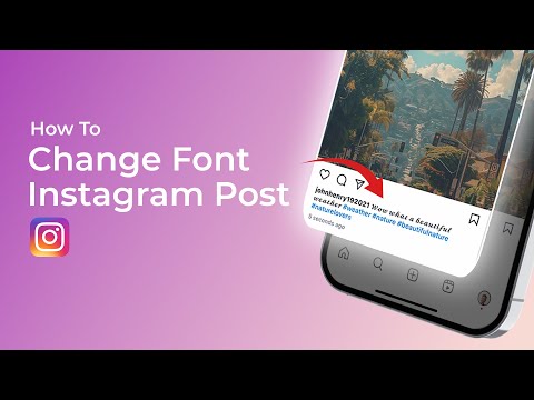 How To Change Font On Instagram Post?