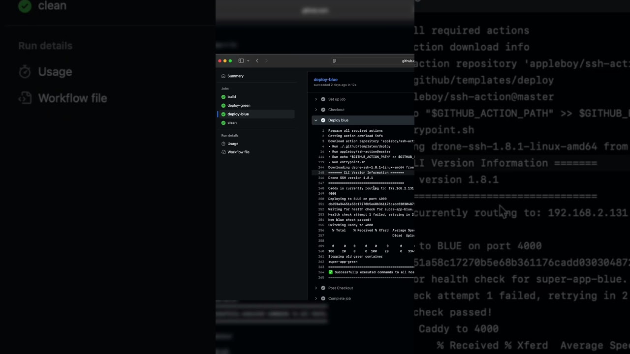 Blue-Green Reversed Proxy Explained #nginx #docker #github