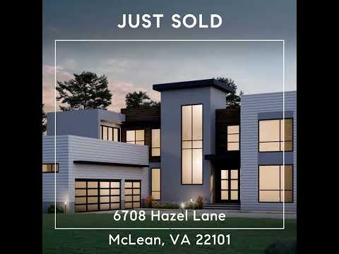 $2,492,500- SOLD - 6708 Hazel Lane, Mclean, VA 22101