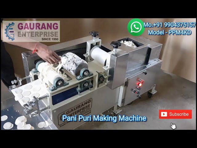 Pani Puri Making Machine - Puchka Machine Manufacturer from Ahmedabad