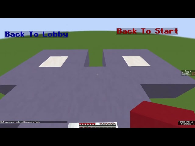 Movement and MLG Map Minecraft Map