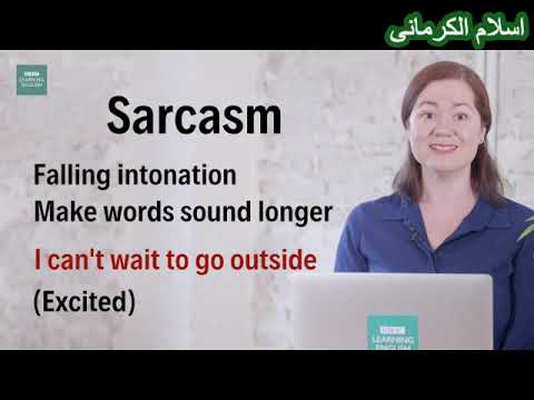 What they really mean: Sarcasm