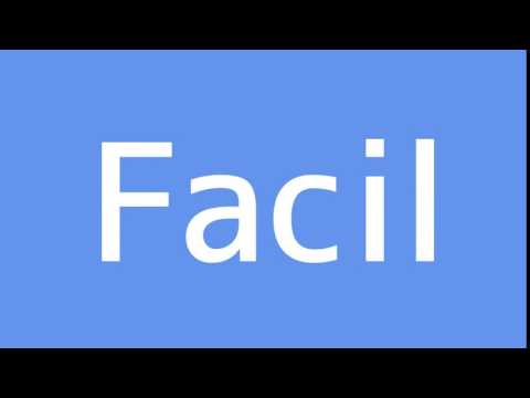 How to say Easy in Spanish