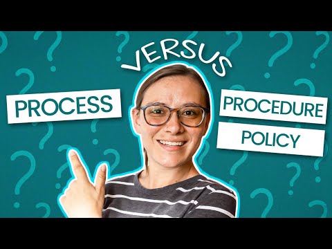Procedure vs Process vs Policy - What’s The REAL Difference?