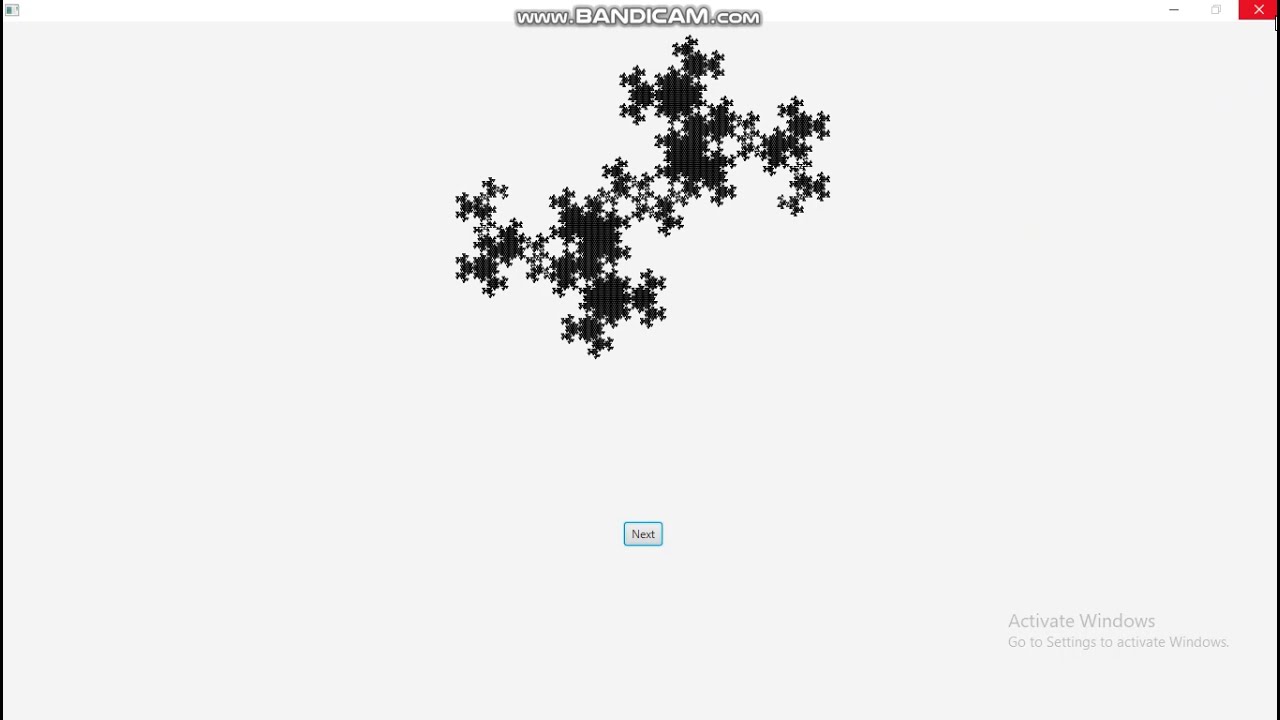 Fractal with JavaFX