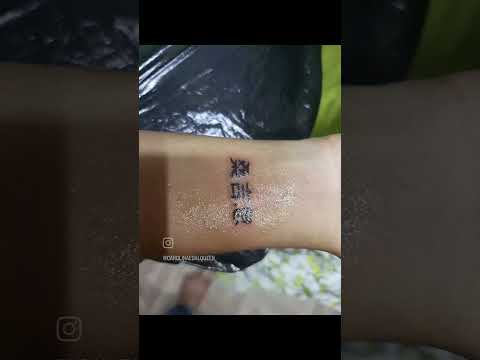 Chinese Letters tattoos