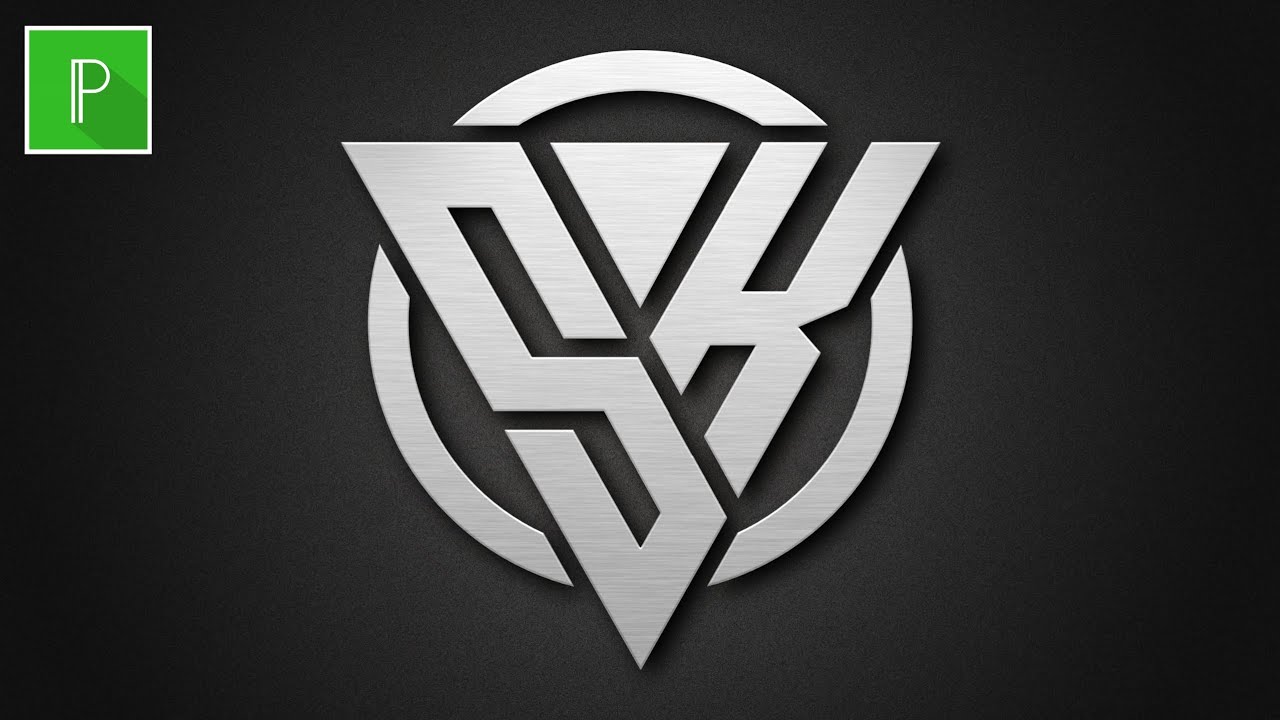 SK Logo With Triangle Shape In Pixellab | Technical Gaurav Pro