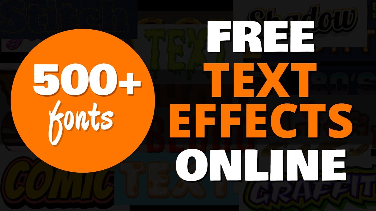 TEXT EFFECTS ONLINE: How to Make Logos, Badges & Creative Text for FREE