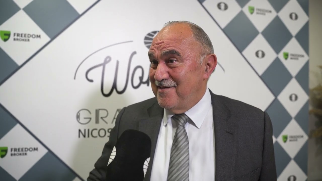 Interview with Andreas Michailidis | FIDE Women's Grand Prix in Nicosia ...