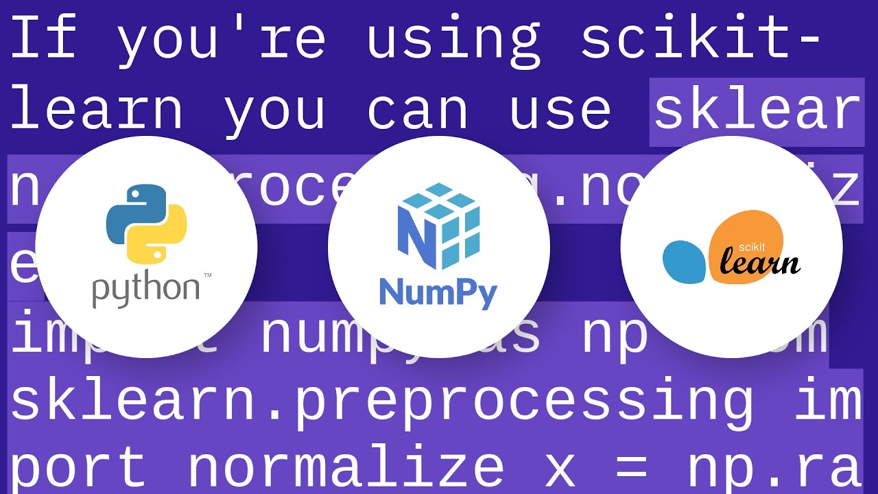 How to normalize a NumPy array to a unit vector?