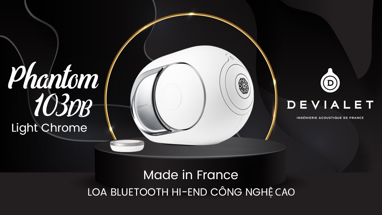 Loa Devialet Phantom I 103DB Light Chrome (Made in France)