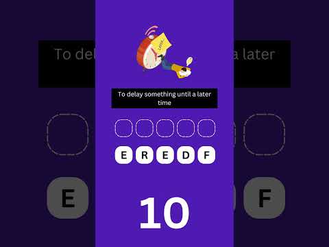 Scrambled Word Game - Guess the word (5 letter word)