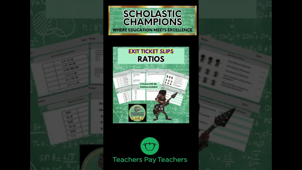 Ratio Unit Curriculum Bundle for 6th Grade Middle School Math