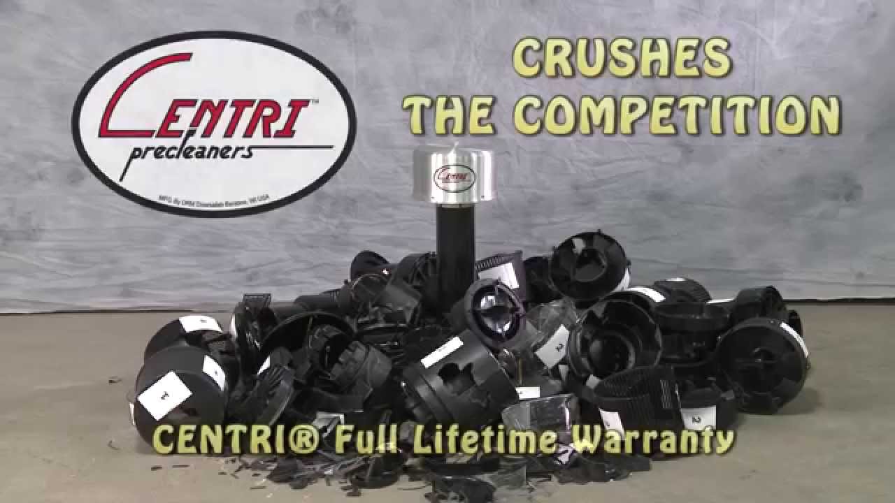CENTRI vs Plastic precleaner 4