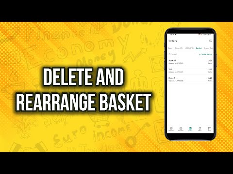 How to Delete and Rearrange a Basket | Order Book | Flip Mobile | Geojit