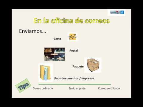 At the post office-vocabulary in Spanish