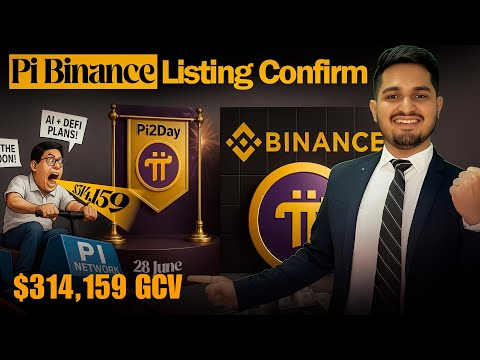 Pi Network Binance Listing Confirm GCV 28 June Pi2Day | Pi Coin Latest News Today | NEWT Binance