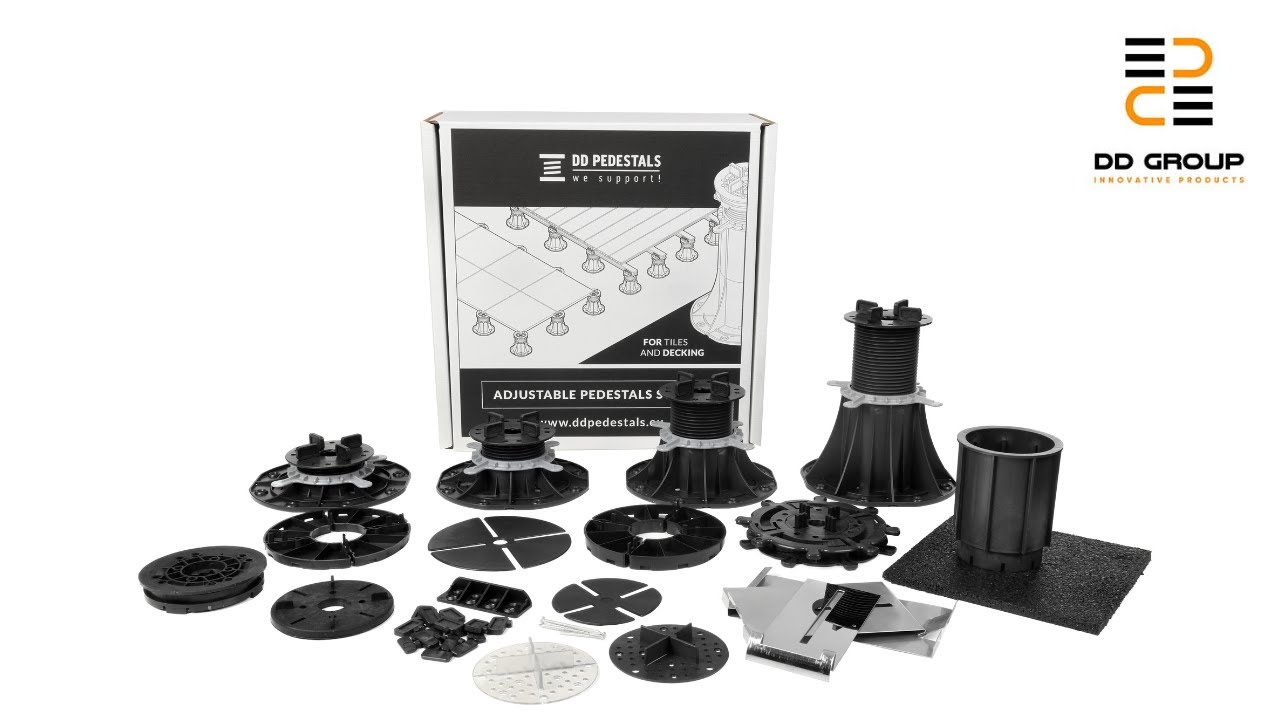 EN Paver & Decking pedestals - Sample box products presentation