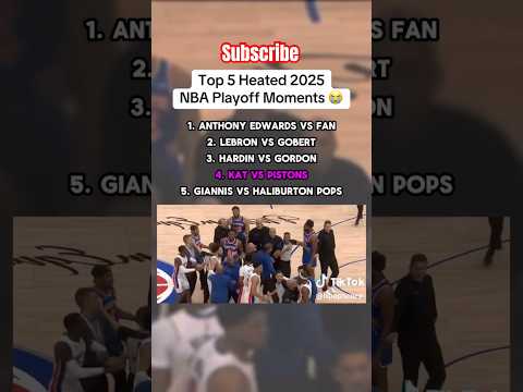 Top 5 Heated 2025 NBA Playoff Moments