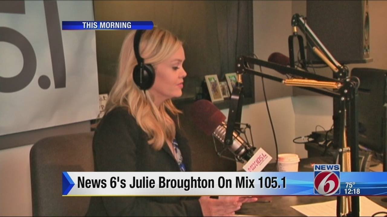 News 6's Julie Broughton on Mix 105.1