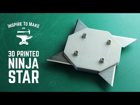3D Printed Throwing Stars